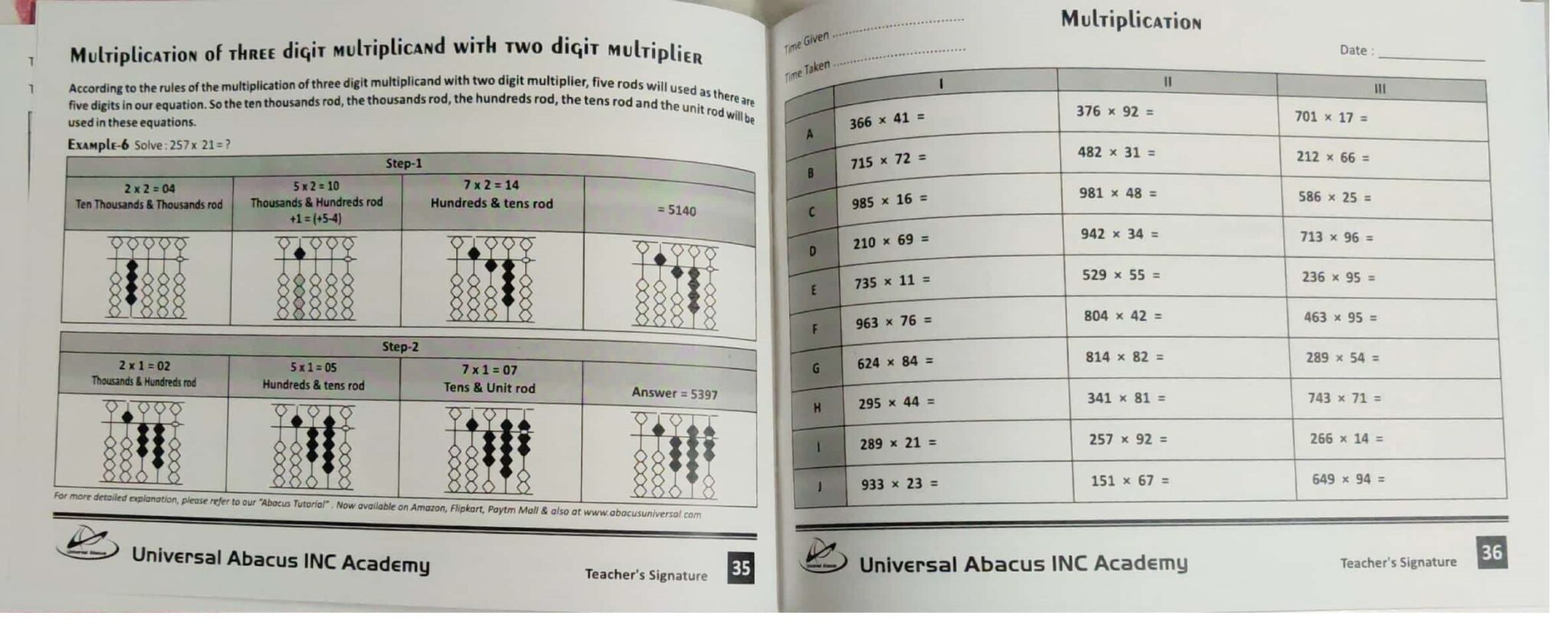 Abacus-Level-7-Book-A - Universal Abacus