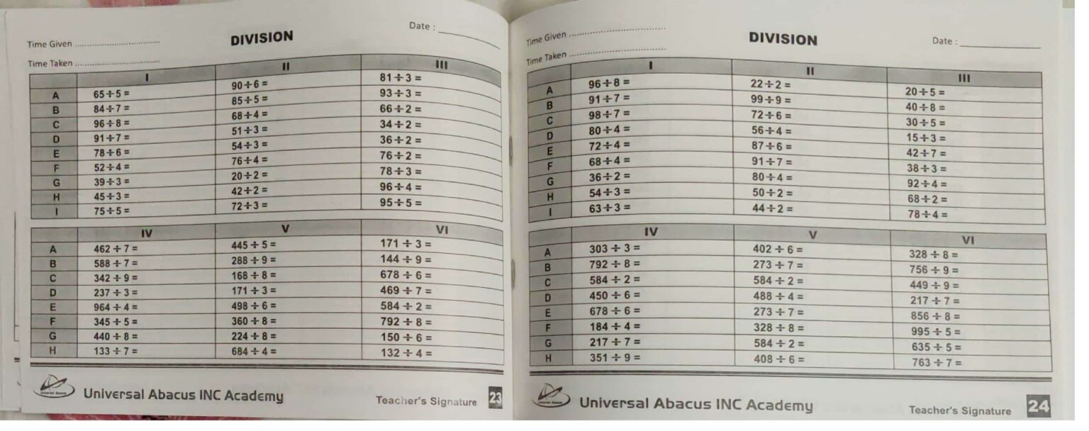 Level-4AB-(Combo Pack of 2 Abacus Books) - Universal Abacus